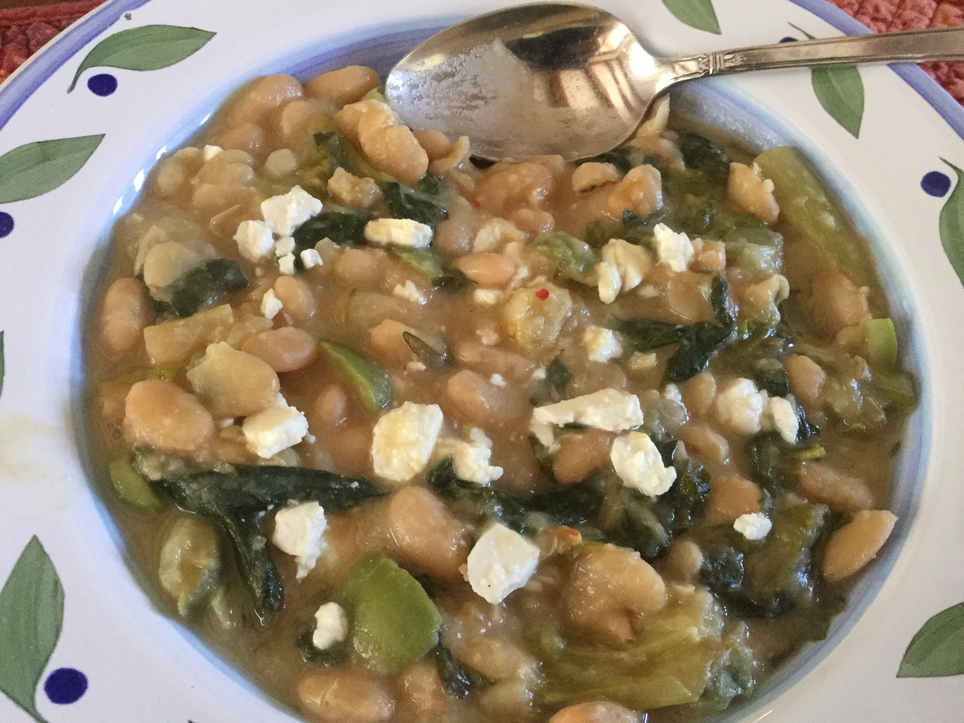 Cannellini Bean and Escarole Stew | My Mom Likes to Cook